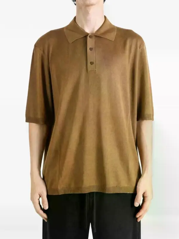 Saint Laurent Short-sleeve Polo Shirt