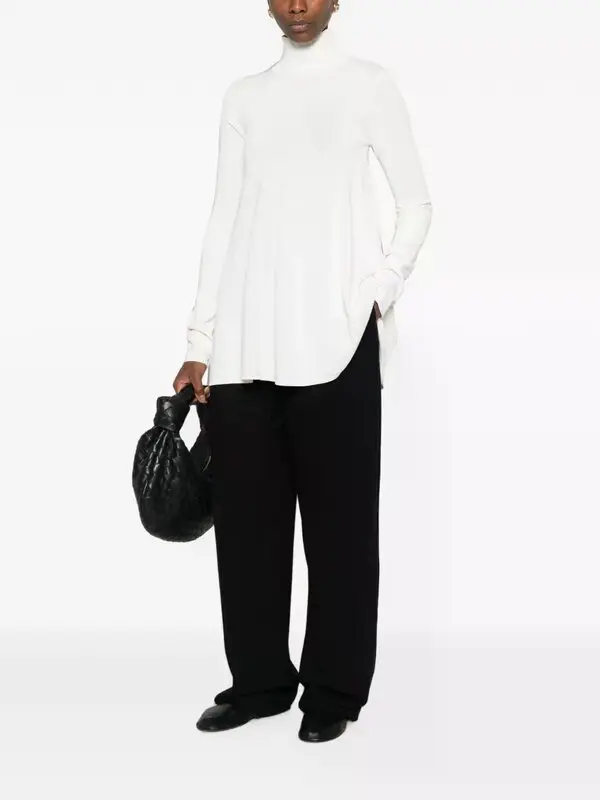 TOTEME Crepe Turtleneck Sweater