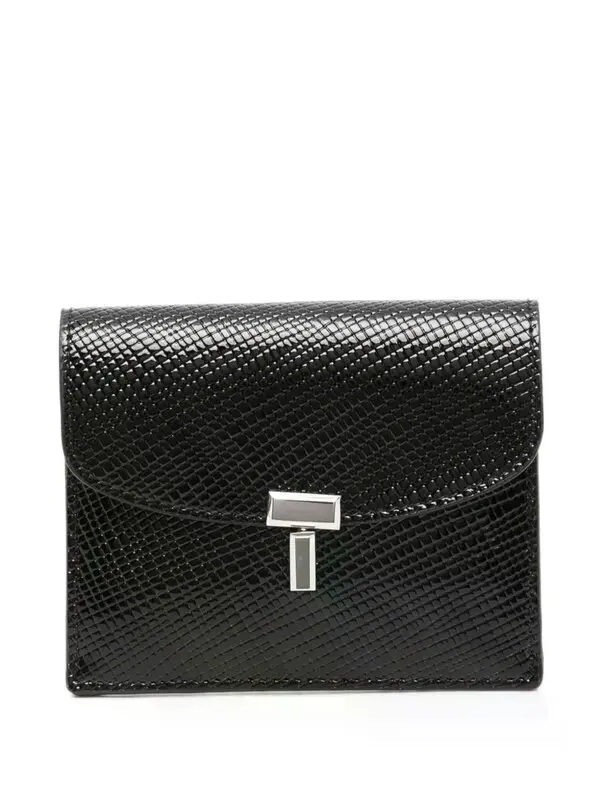 TOTEME T-lock Wallet - Black