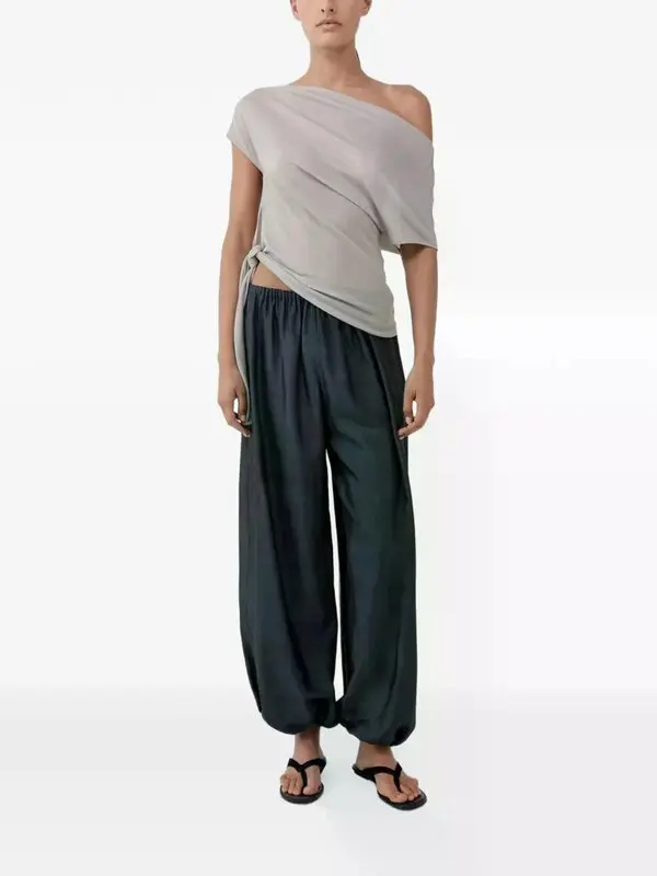 ST. AGNI Silk Balloon Trousers