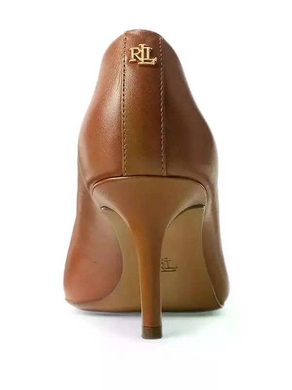 Ralph Lauren Lanette Pointed-toe Leather Pumps