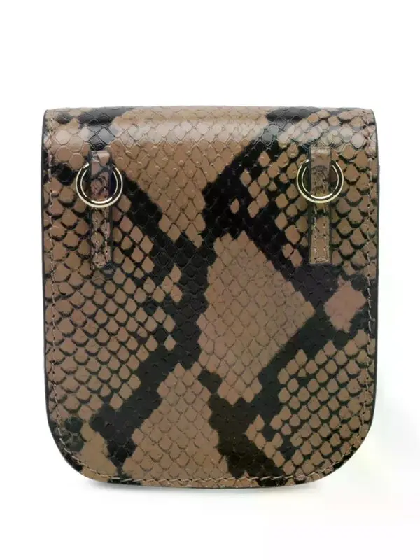 HIDESINS Snake-effect Shoulder Bag