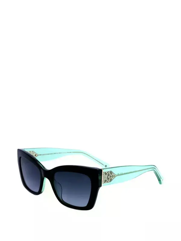Kate Spade New York Valeria Square Frame Sunglasses - Black