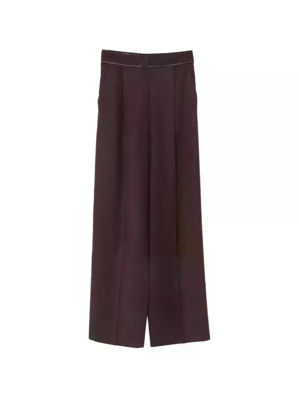 FORTE_FORTE Pleated Wide-leg Trousers