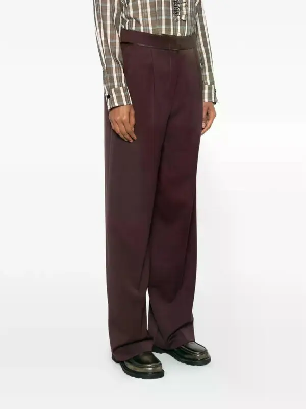 FORTE_FORTE Pleated Wide-leg Trousers