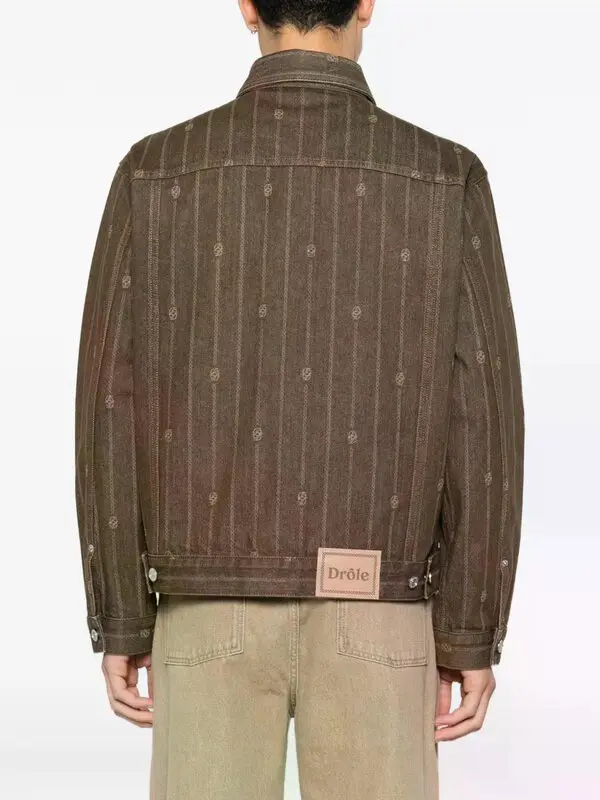 Drole De Monsieur Logo-monogram Denim Jacket