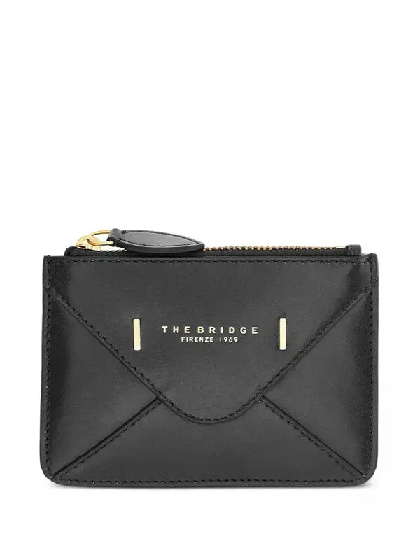 THE BRIDGE Zip-fastening Leather Card Holder
