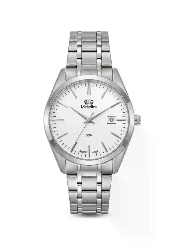 RICHELIEU SWISS Logo-print 31mm Watch - White