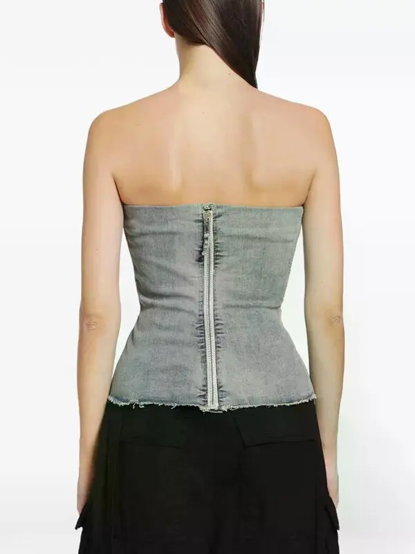 Rick Owens Strapless Bustier Top