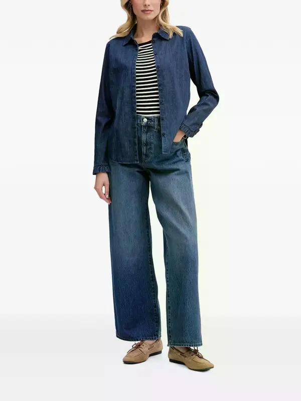 MOS MOSH Ruffled-cuff Shirt