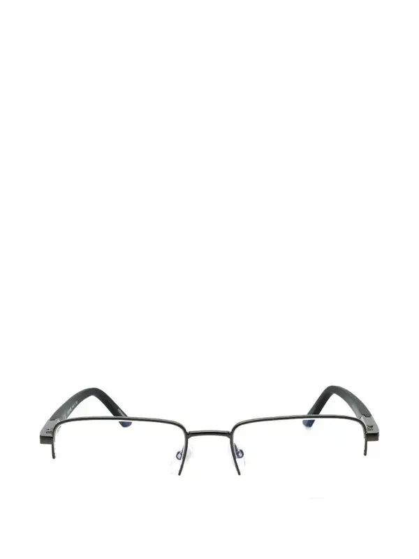 Chopard Half Rim Rectangle Glasses - Grey