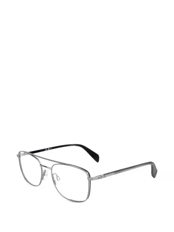 Rag & Bone Double Bridge Eyeglasses - Silver