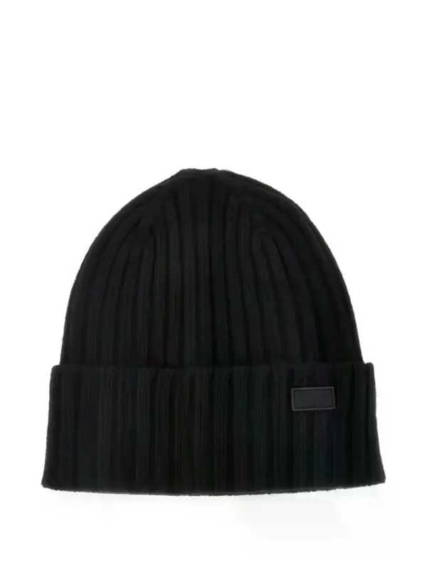 Max Mara Ribbed-knit Virgin Wool Beanie Hat
