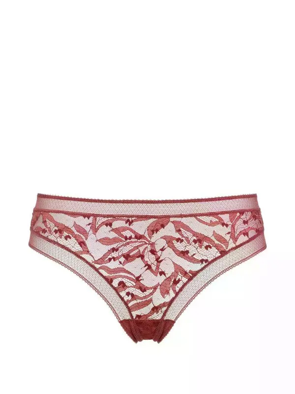 ERES Pistil Lace Thong - Red