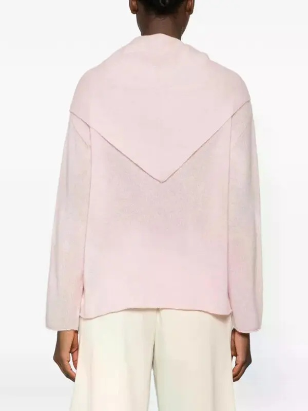 IVORY PARIS Tie-detail Knitted Sweater