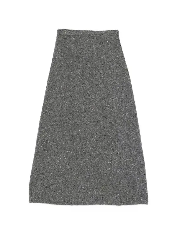 Bruno Manetti Knitted A-line Midi Skirt