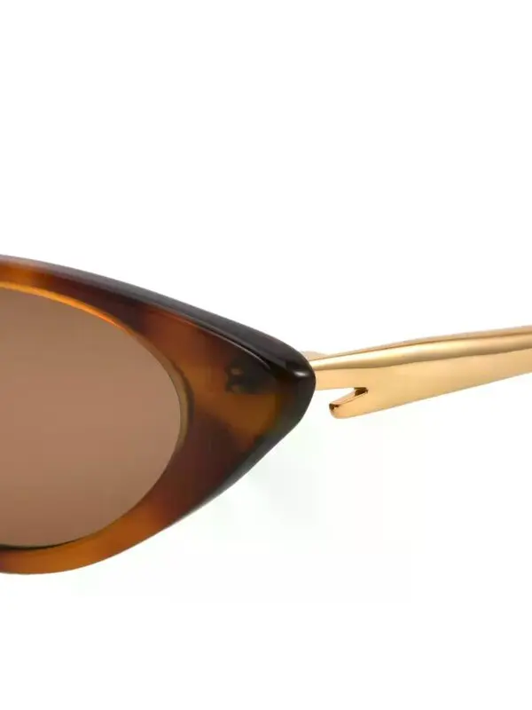 FOR ARTS SAKE Tortoiseshell-effect Cat-eye Frame Sunglasses