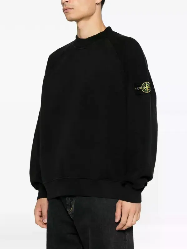 Stone Island Compass-patch Raglan-sleeve Sweater