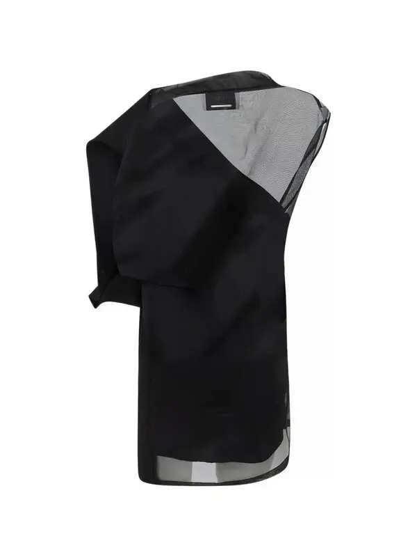 Sportmax Asymmetric-neck Midi Dress