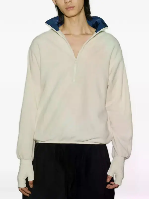ENTIRE STUDIOS Quarter-zip Fleece Sweater