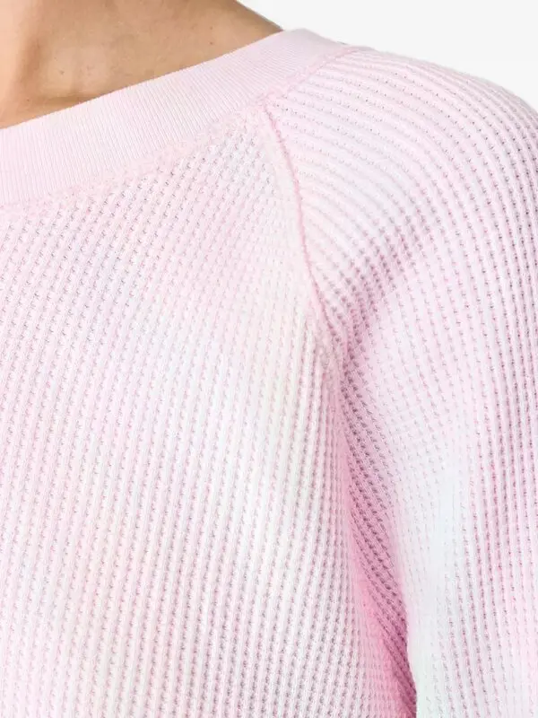 American Vintage Waffle-knit Raglan-sleeve Sweater