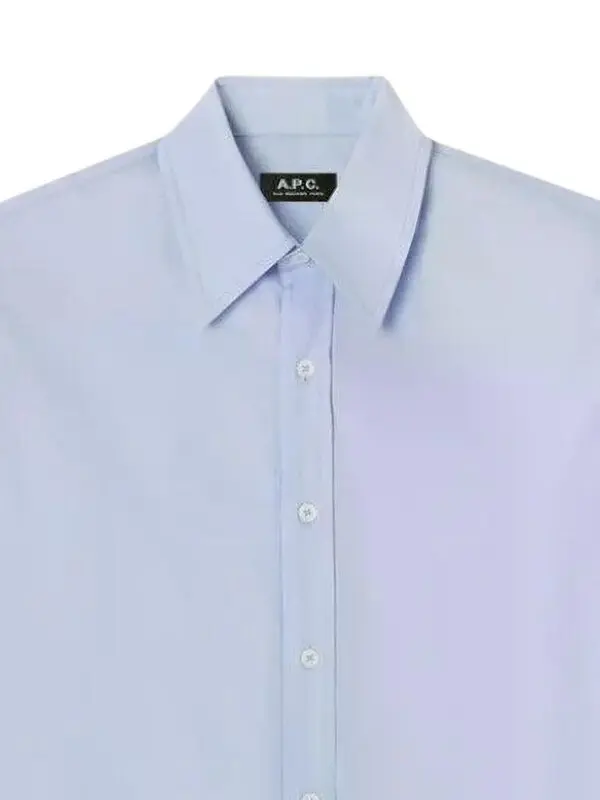 A.p.c. Kayla Long-sleeve Shirt - Blue
