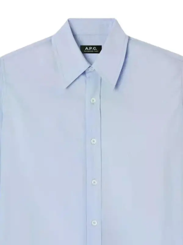 A.p.c. Kayla Long-sleeve Shirt - Blue