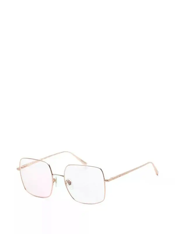Chopard Geometric Frame Eyeglasses - Gold