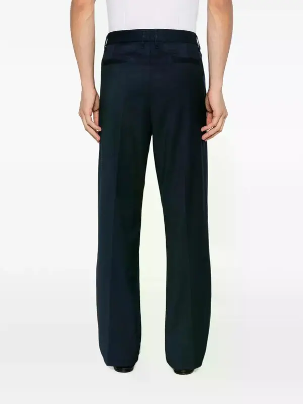 Imperial Pleated Straight-leg Trousers