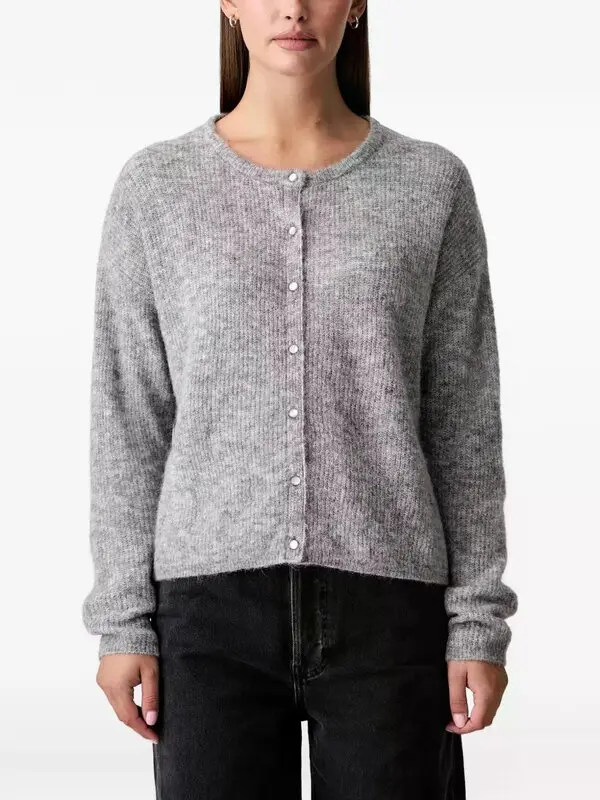 MOS MOSH Knitted Cardigan With Button Fastening
