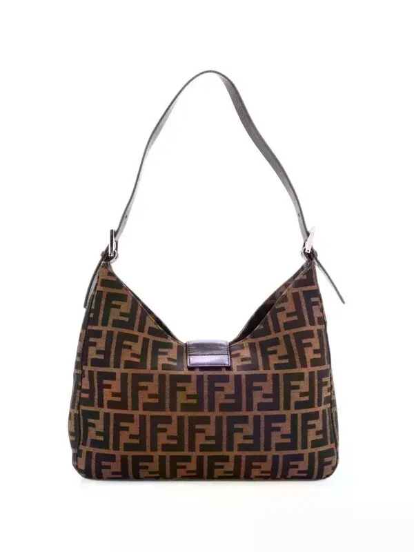 Fendi Zucca Canvas Medium Hobo Bag