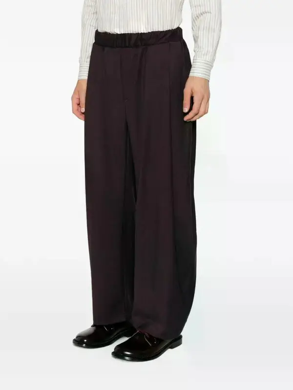 Imperial Wide-leg Trousers With Elasticated Waistband