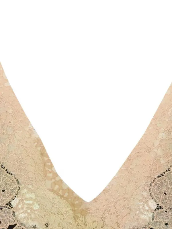 Rixo Emmie Lace-trimmed V-neck Sleeveless Top