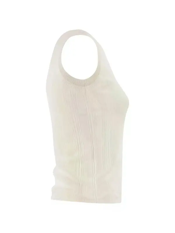 Max Mara Cose Ribbed-knit Sleeveless Top