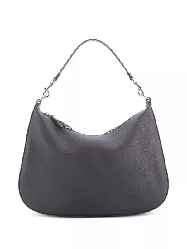 Valentino Garavani Rockstud Zip Leather Medium Hobo Bag