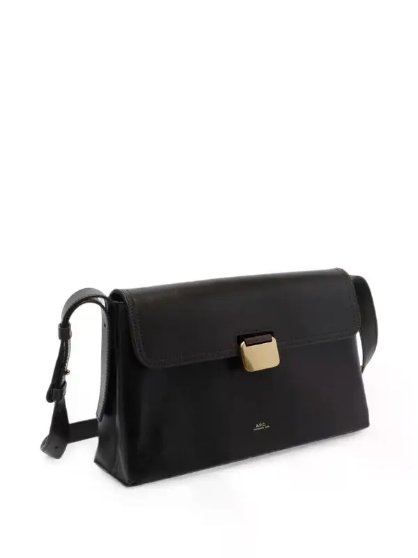 A.p.c. Simone Logo-print Leather Shoulder Bag