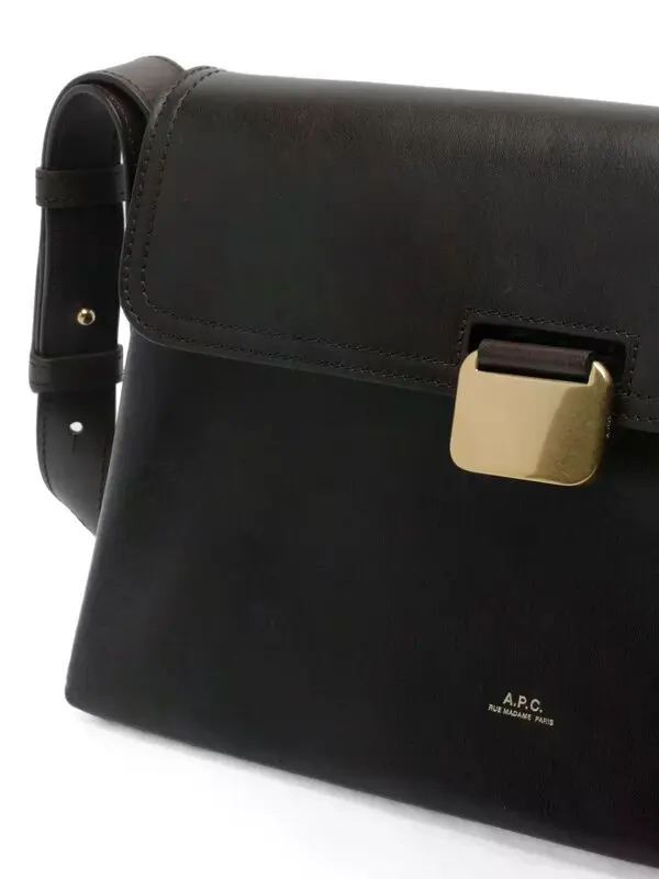 A.p.c. Simone Logo-print Leather Shoulder Bag