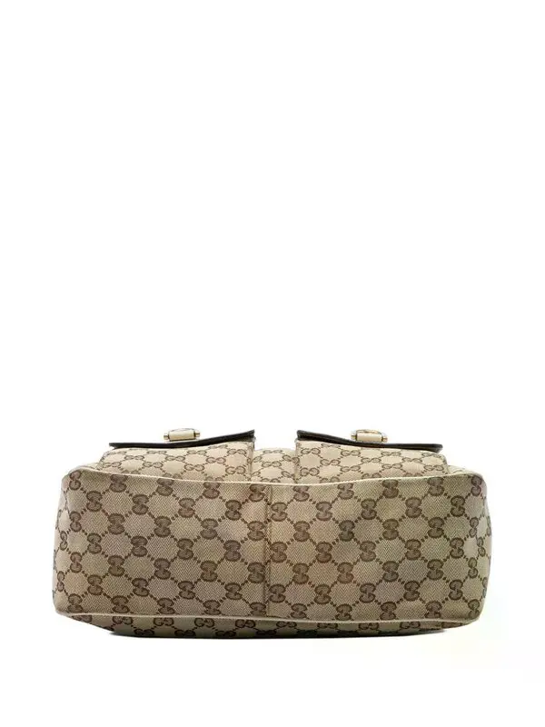 Gucci Gg Canvas Abbey D-ring Handbag - Neutrals