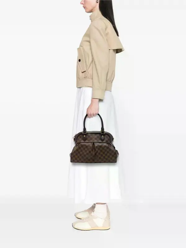LOUIS VUITTON Damier Ebene Trevi Pm Satchel