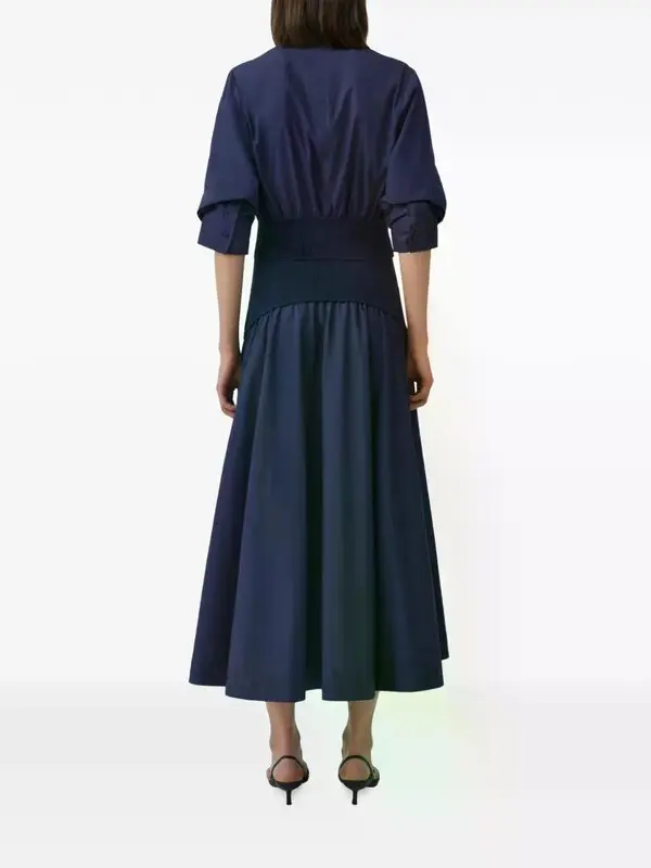 Simkhai Ovie Flared Midi Skirt