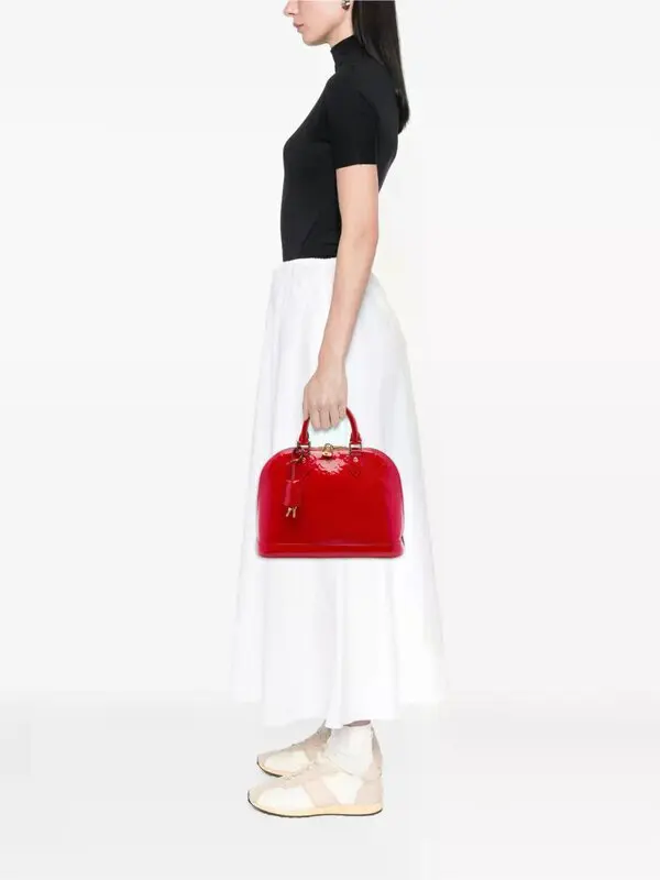 LOUIS VUITTON 2015 Monogram Vernis Alma Pm Handbag