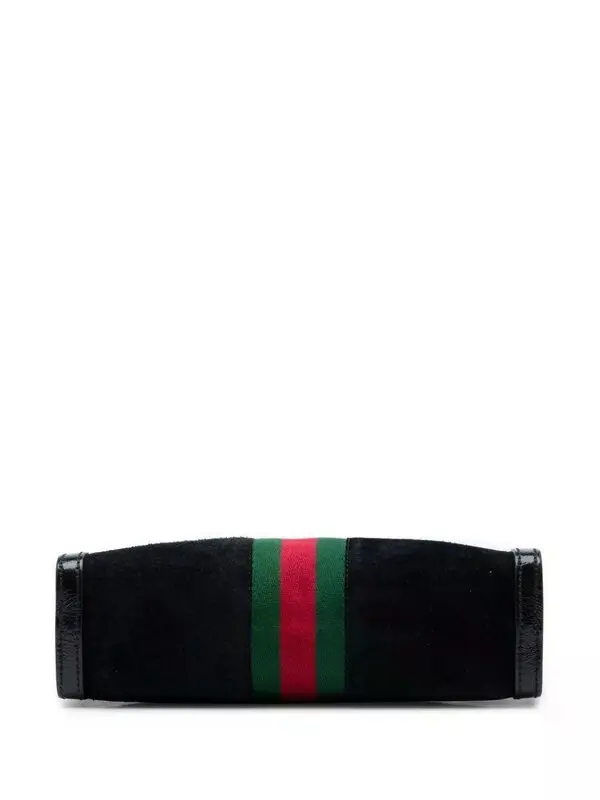 Gucci 2016-2026 Small Suede Web Ophidia Chain Crossbody Bag