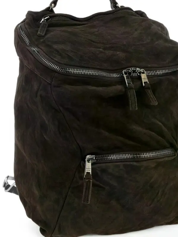 GIORGIO BRATO Wrinkled Leather Backpack