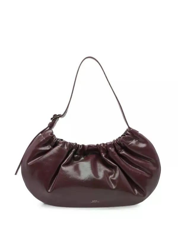 A.p.c. Ninon Leather Shoulder Bag - Red