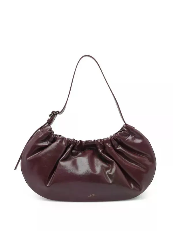 A.p.c. Ninon Leather Shoulder Bag - Red