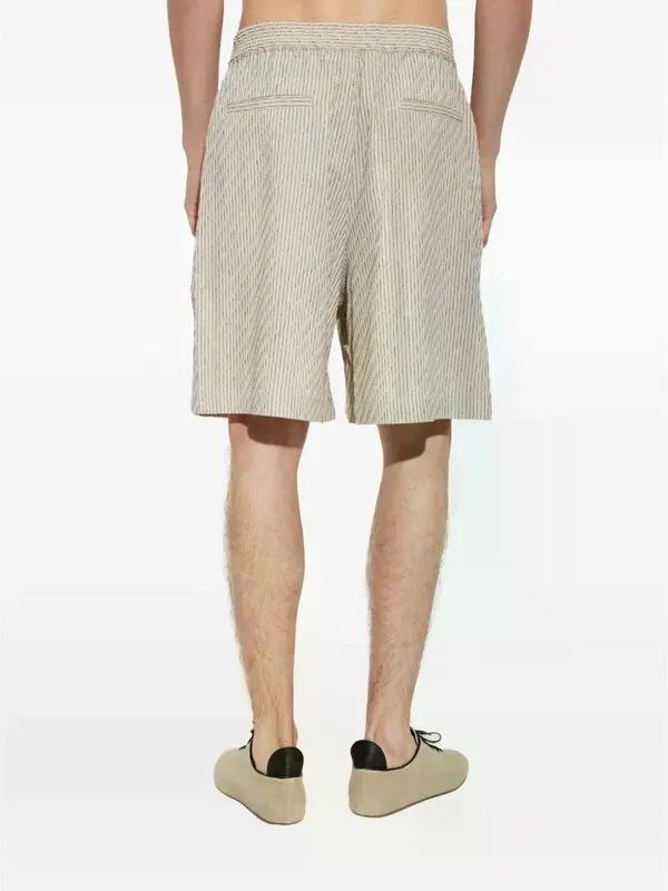 Jacquemus Mid-rise Striped Pyjama Shorts