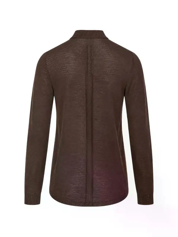 Rick Owens Ribbed High-neck Sweater