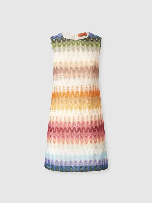 Missoni Sleeveless Dégradé Viscose Mini Dress - Multicoloured
