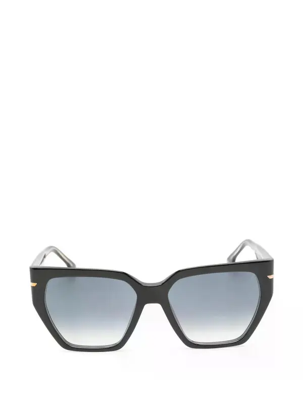 Victoria Beckham Geometric Frame Sunglasses - Black