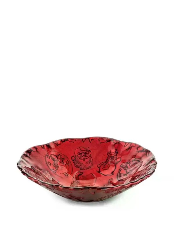 IVV Xmas Is Magic Glitter-detail Bowl - Red